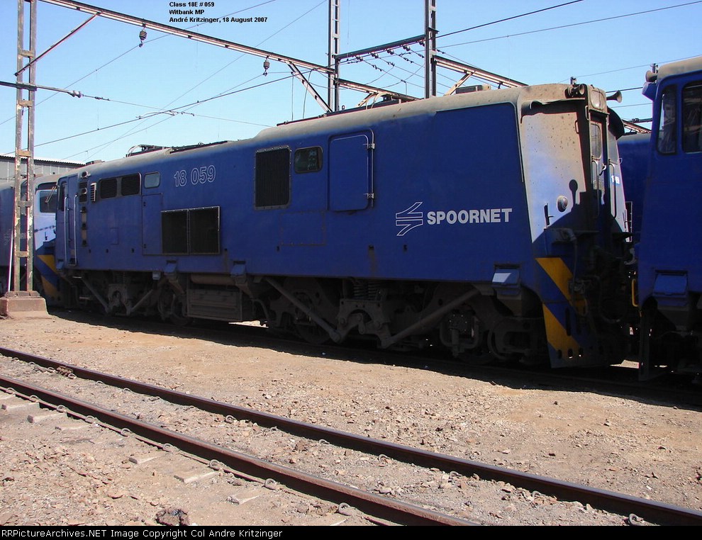 Spoornet Class 18E 18-059 (Series 1)